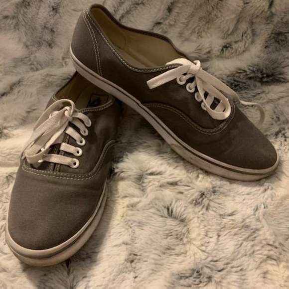 Vans | Shoes | Womans Grey Low Profile Vans | Poshmark